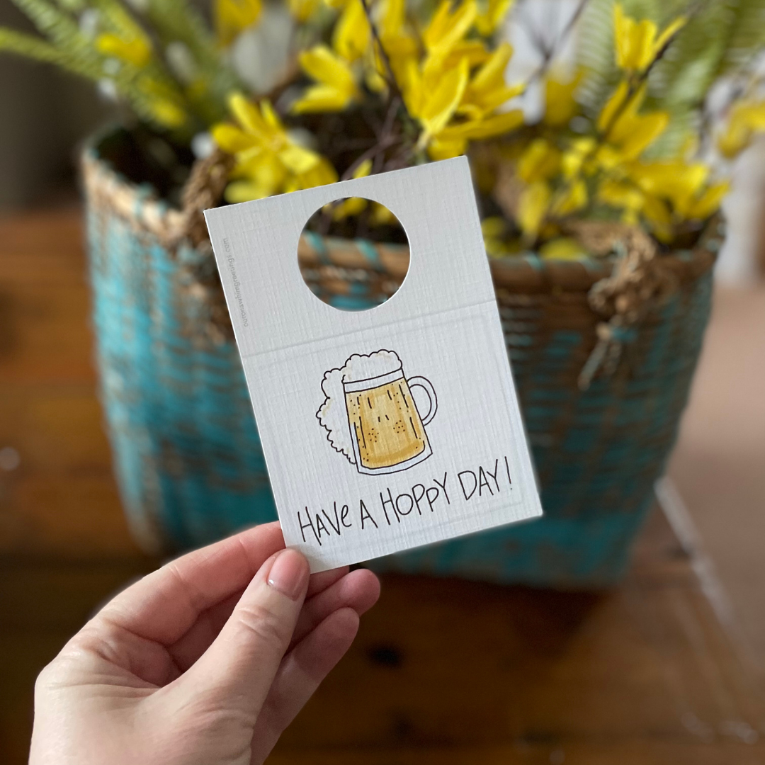 Hoppy Day-Bottle Note – Out On A Whim Greetings